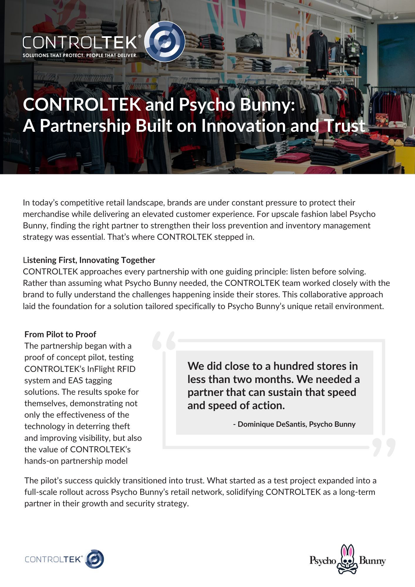 Psycho Bunny: A Partnership Built on Innovation and Trust